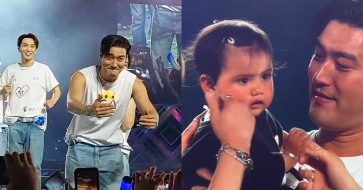 Super Junior Go Viral After...Being Given A Baby? - Koreaboo