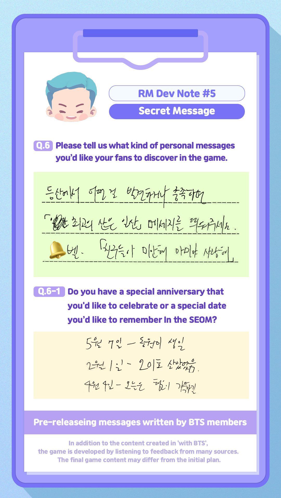 Here Are The Meanings Of The Dates And Messages The BTS Members Chose ...