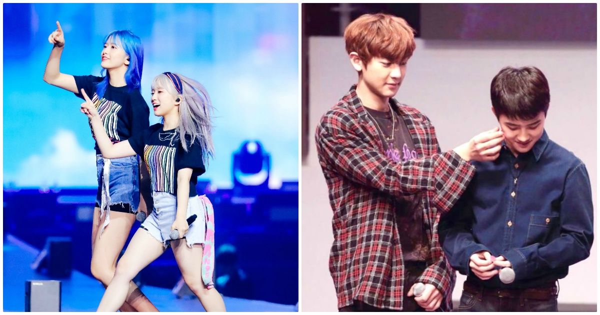 10 Idols Who Have The Cutest Height Differences With Their Group ...