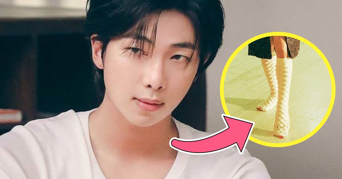 What Are Those? BTS's RM Gains Attention For His Interesting Footwear ...