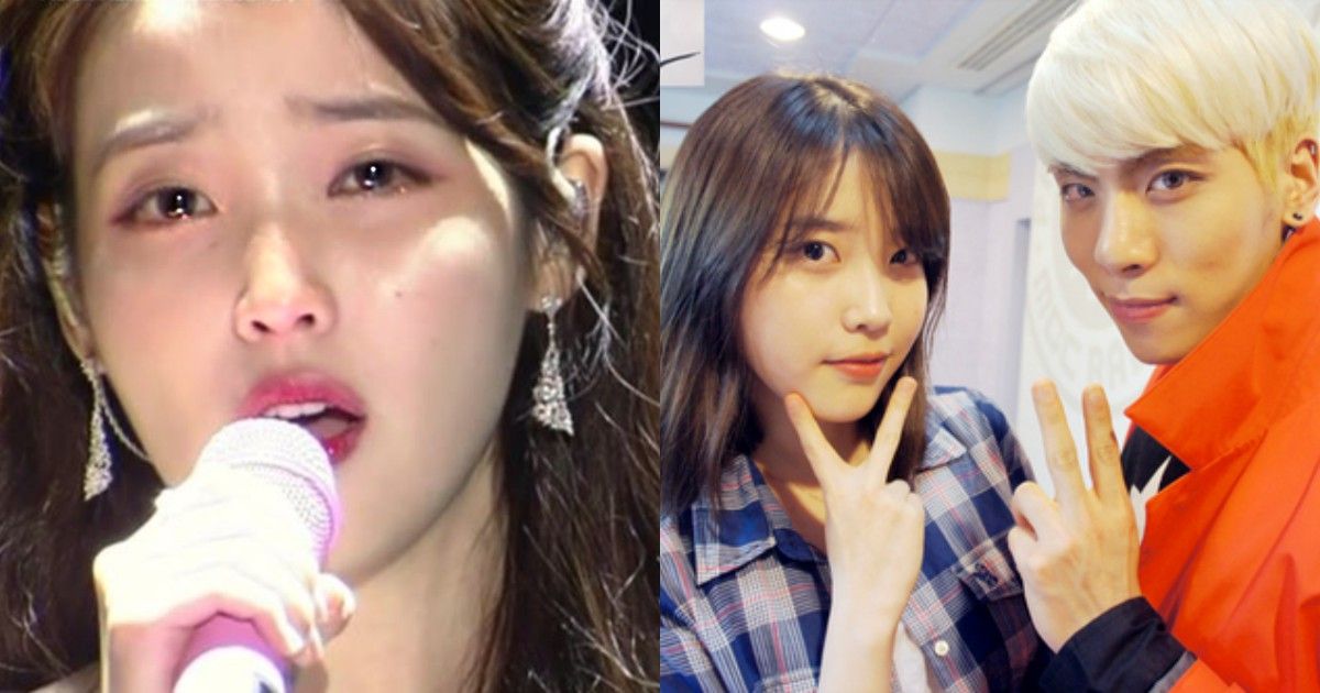 IU Breaks Down Crying During Performance Because Of Jonghyun
