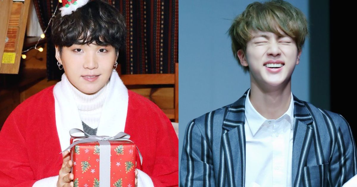 BTS's Suga Once Got Jin A Secret Santa Gift That Made Him Laugh - Koreaboo