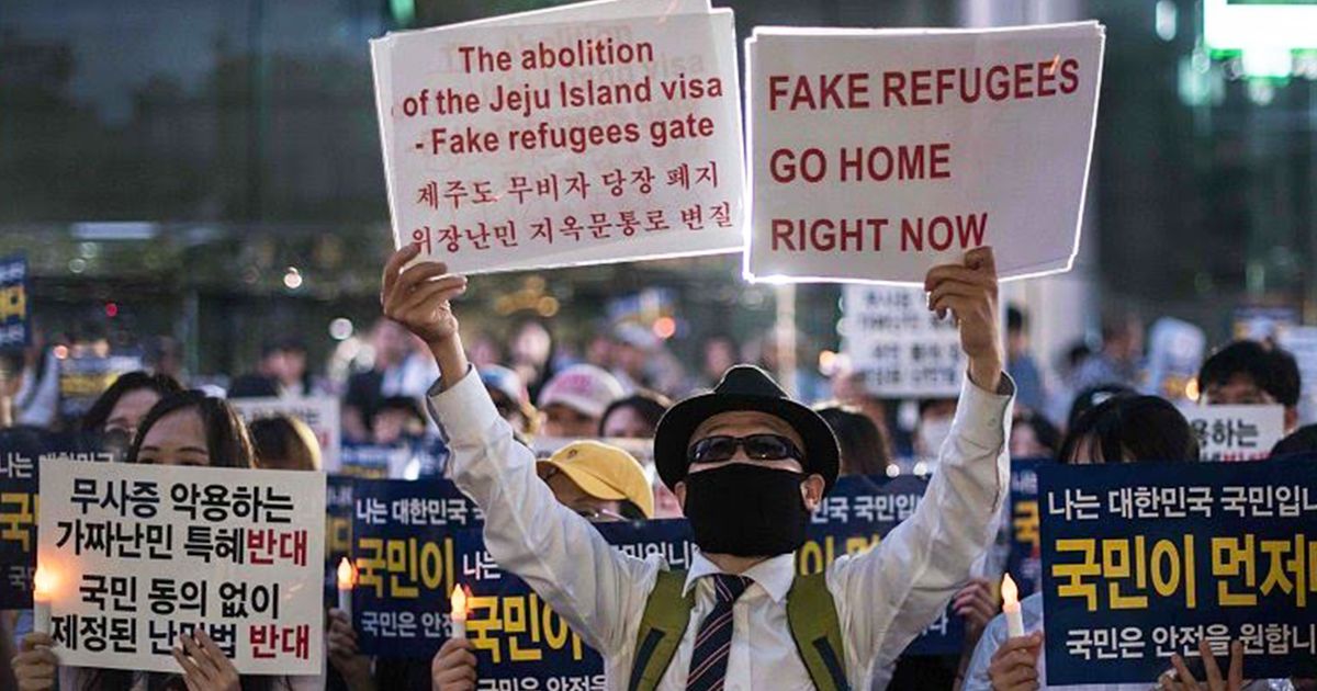 Over Half A Million People In South Korea Formed An Anti-Refugee ...