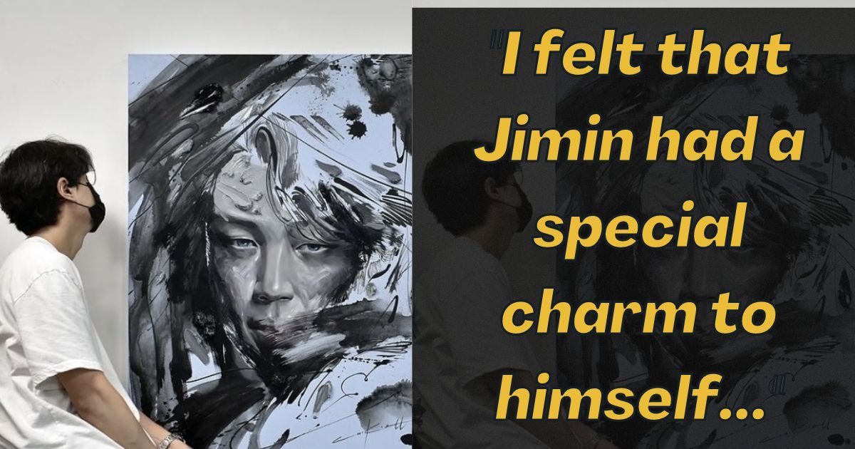 Artist Lee K. Revealed Why He Chose BTS's Jimin As His Muse For The Louvre International Art ...