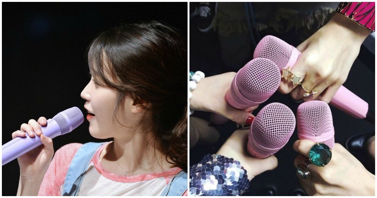 10 K-Pop Artists Who Use Custom Microphones That Have Very Special ...