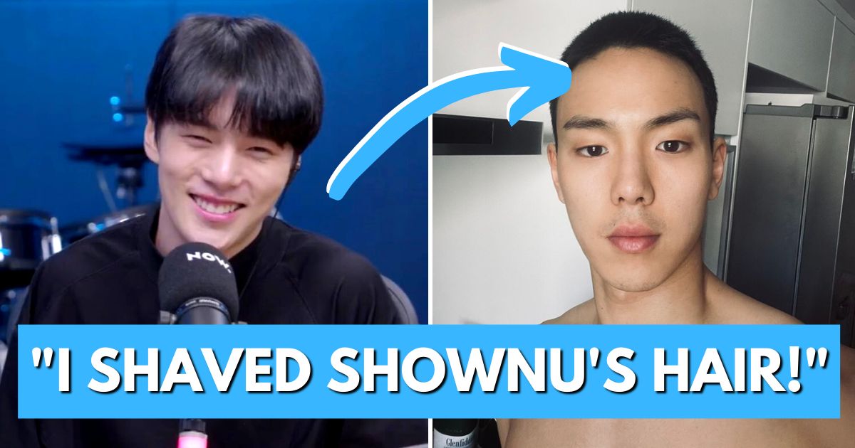 MONSTA X's Minhyuk Hilariously Claims He Shaved Shownu's Head Before He Entered The Military ...