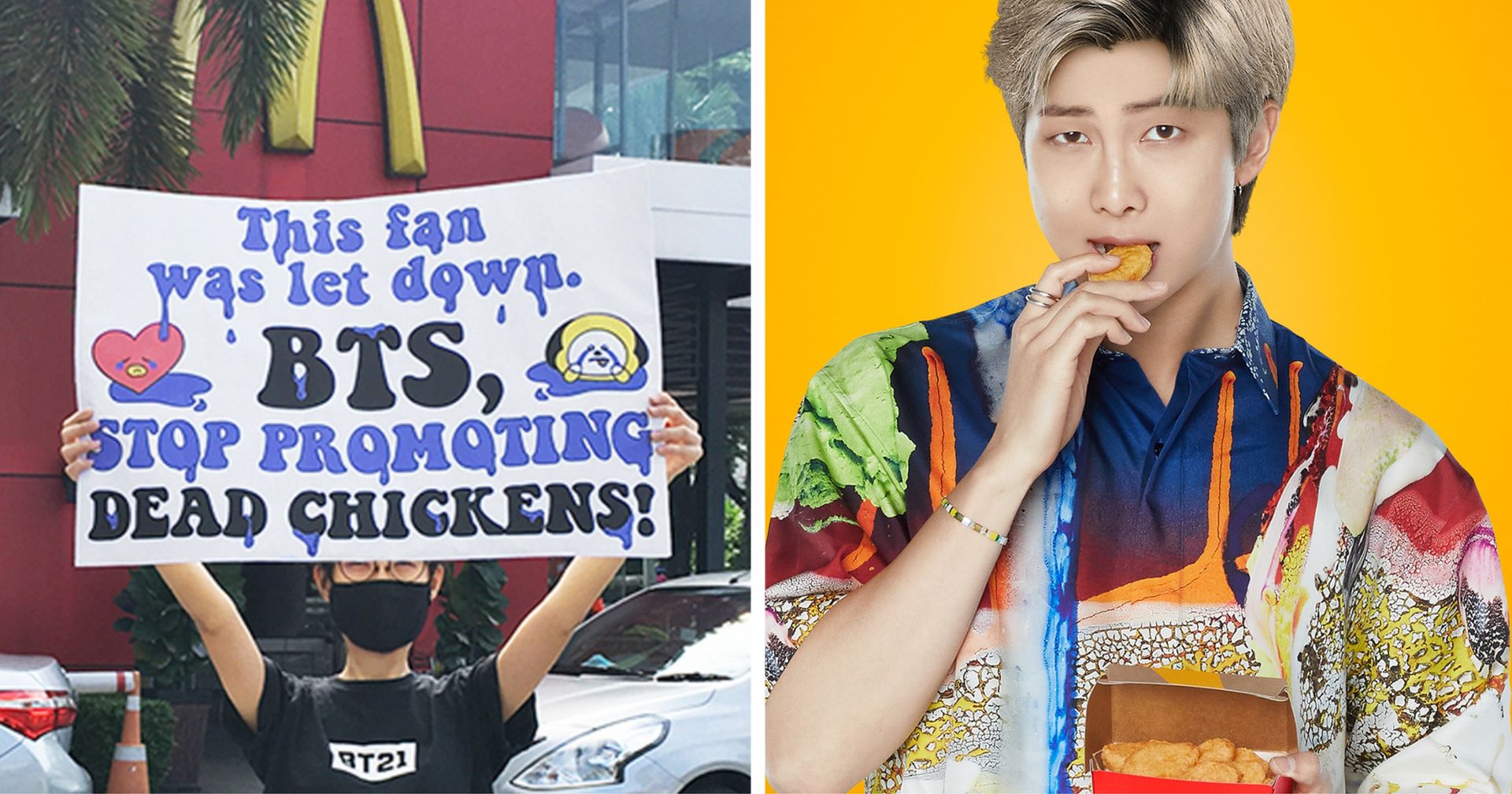 PETA Raises Concern About BTS's Endorsement Of McDonald's - Koreaboo