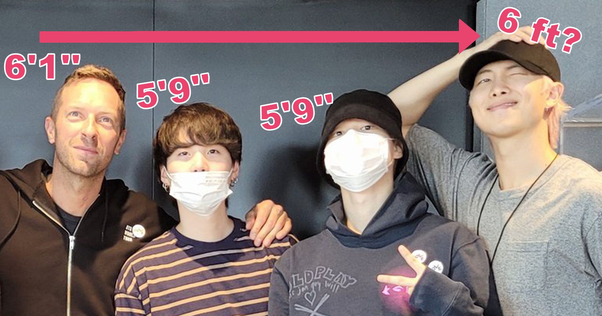 We've Been Lied To! BTS's RM Has To Be Over 6 Feet Tall, And Here's ...