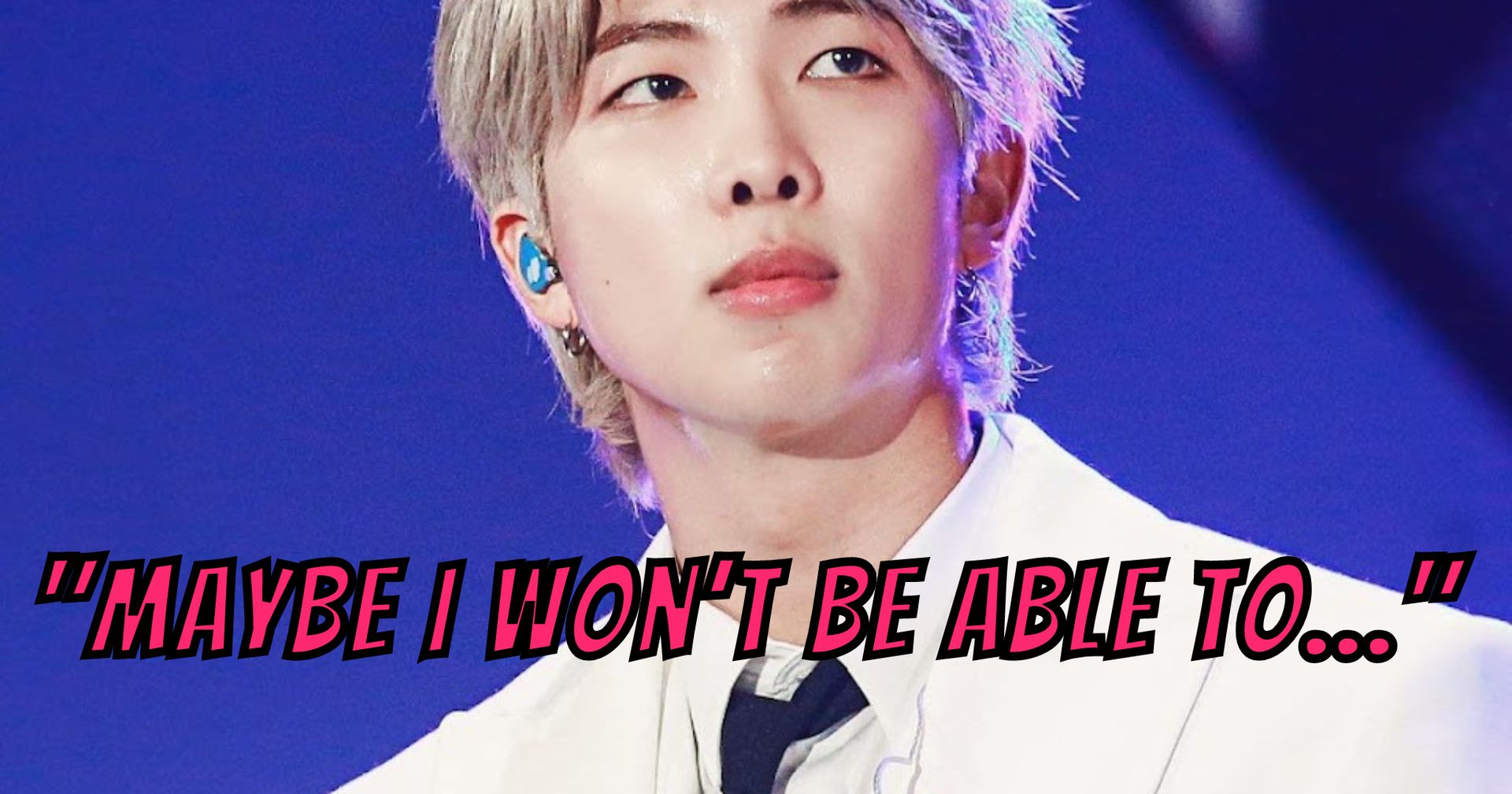 Why BTS's RM Might Never Get Married - Koreaboo