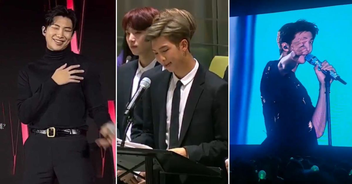 10+ Times BTS's RM Went Viral For The Most Iconic Reasons - Koreaboo