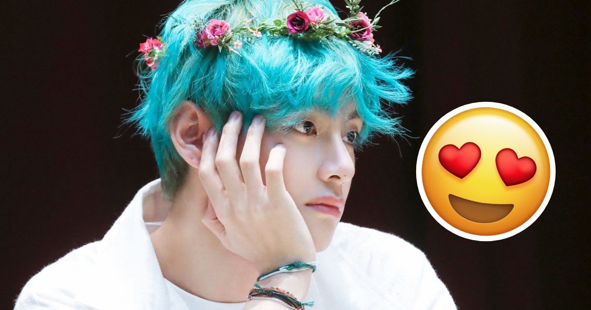 Here Are 10+ Times BTS's V Looked Flawless In Bright Blue Hair - Koreaboo