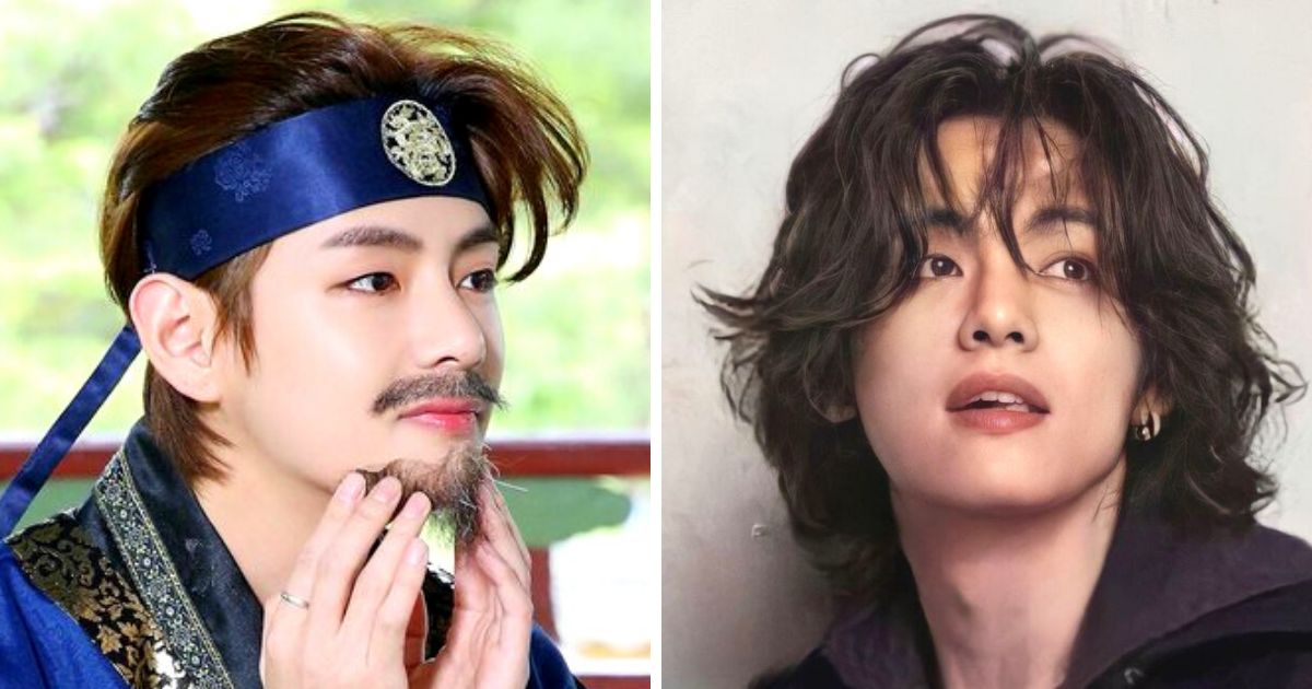 BTS's V Teases At Growing Out His Hair And Beard...But He Left The ...