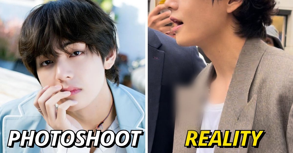 These Close-Up Unedited Photos Of BTS's V In Paris Show How He Looks In ...