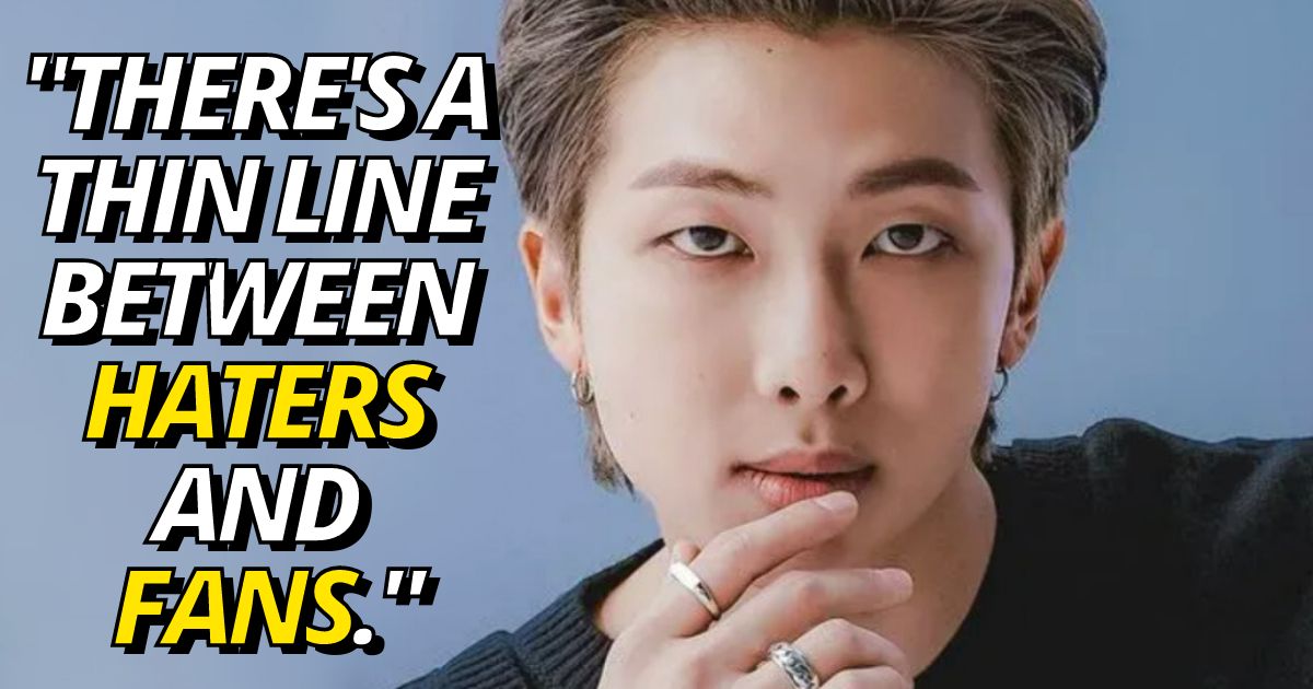 What Does BTS Think Of Their Haters? RM's Response Proves How Wise He ...