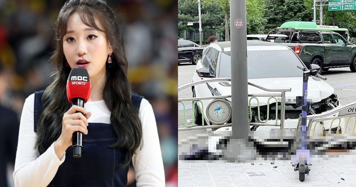Announcer Park Shin Young Apologizes For Causing Car Accident That ...