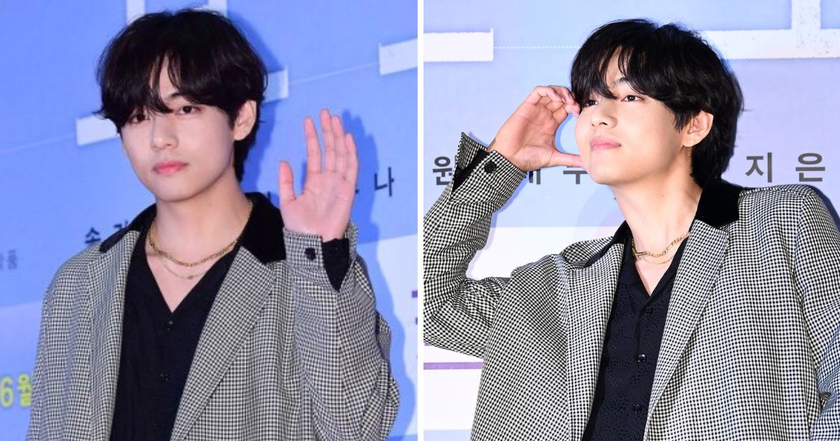 BTS's V Shines With His Visuals And Charisma At The VIP Premiere Of ...
