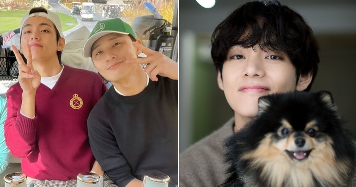 BTS's V Reunites With Park Seo Joon To Play Golf, And ARMYs Notice ...