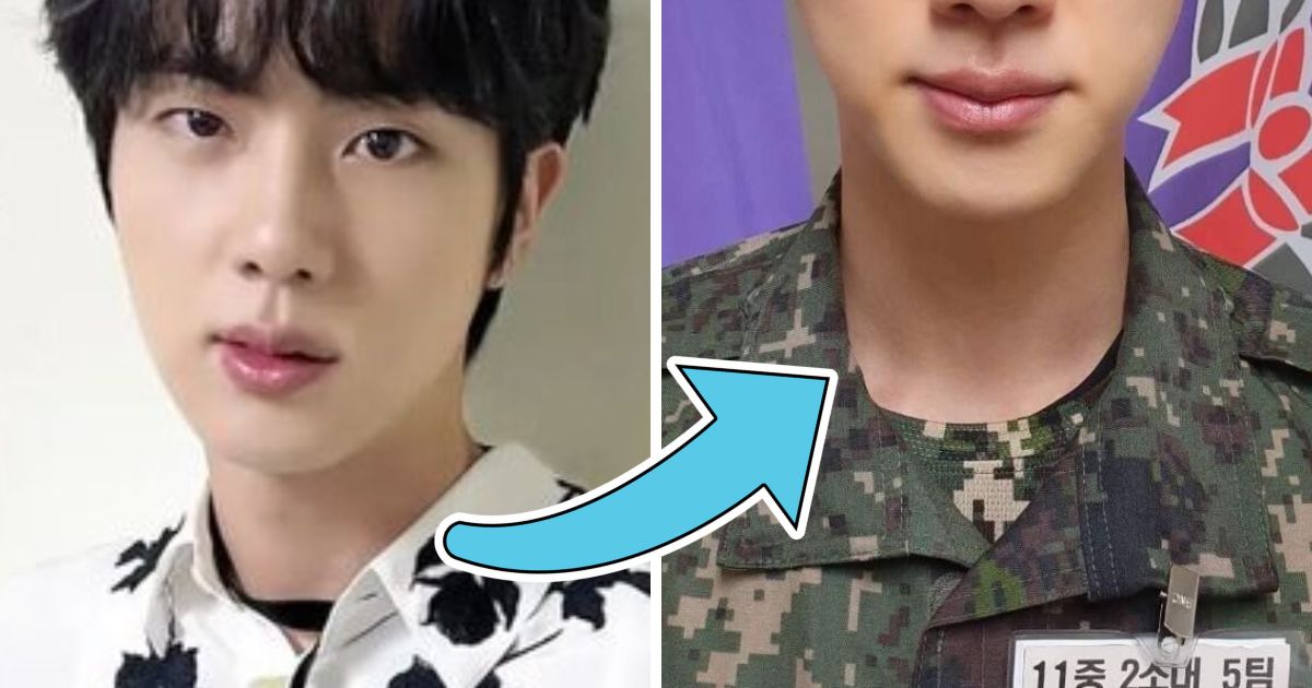 Korean Military App Releases A First Look At Btss Jin In Uniform As A