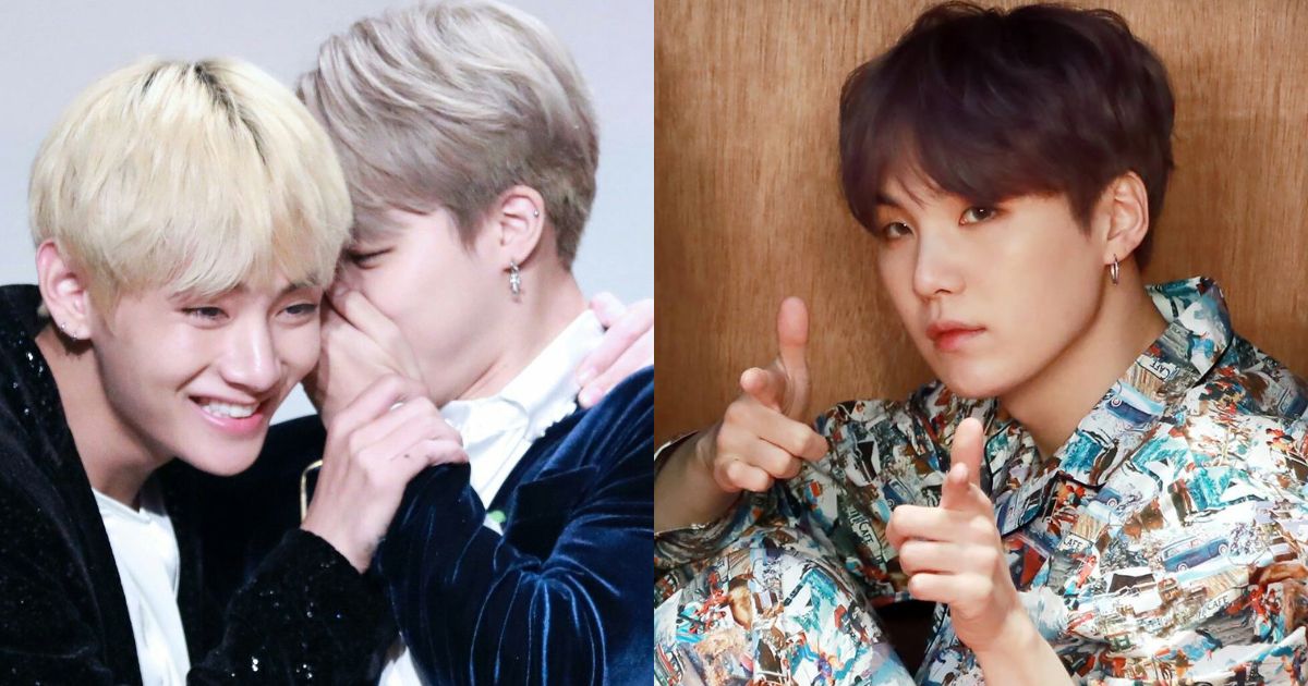 BTS's V And Jimin Were Once Acting Goofy On Stage, And Suga Decided To ...