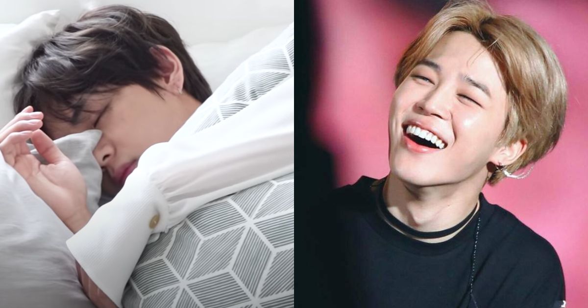 BTS Once "Exposed" V For His Unique Sleeping Habit - Koreaboo