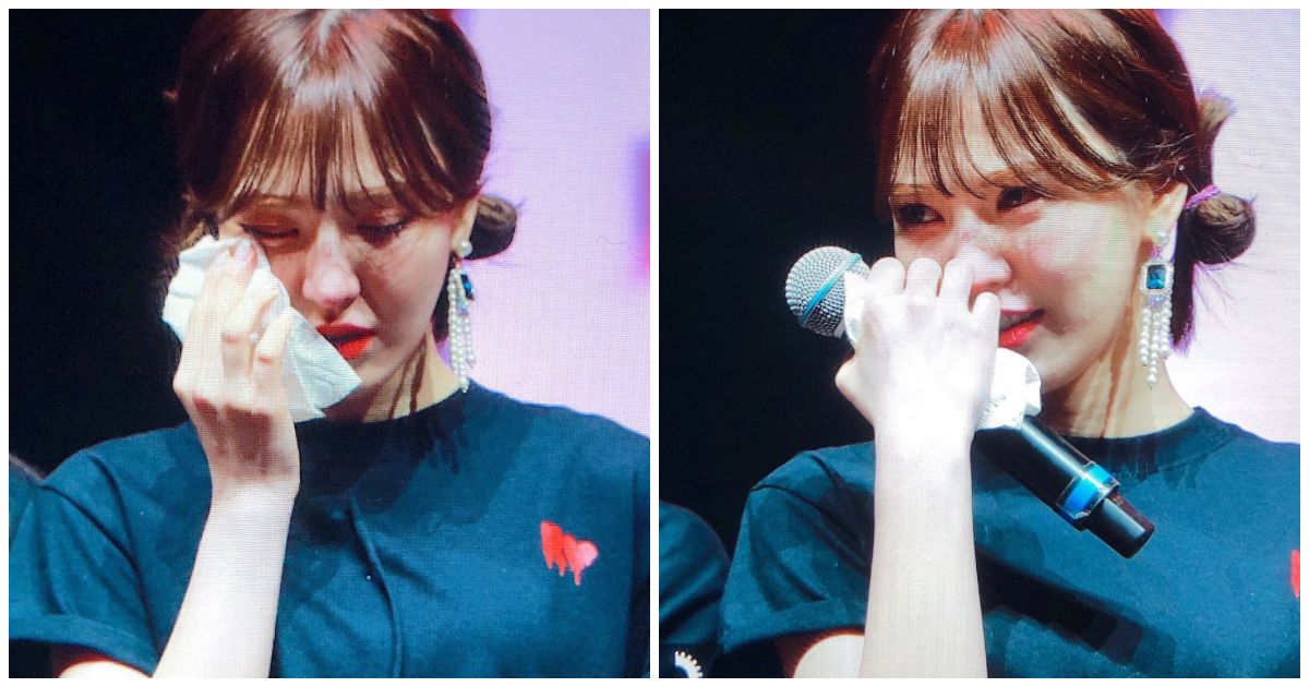 Red Velvet's Wendy Bursts into Uncontrollable Tears at Their Concert in ...