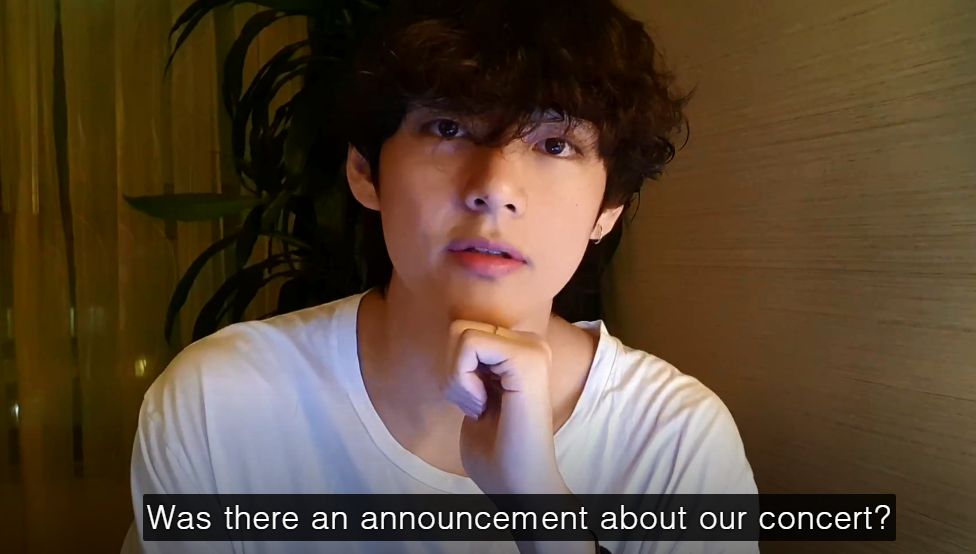 V Skillfully Dodged A Spoiler About BTS's 2020 Tour