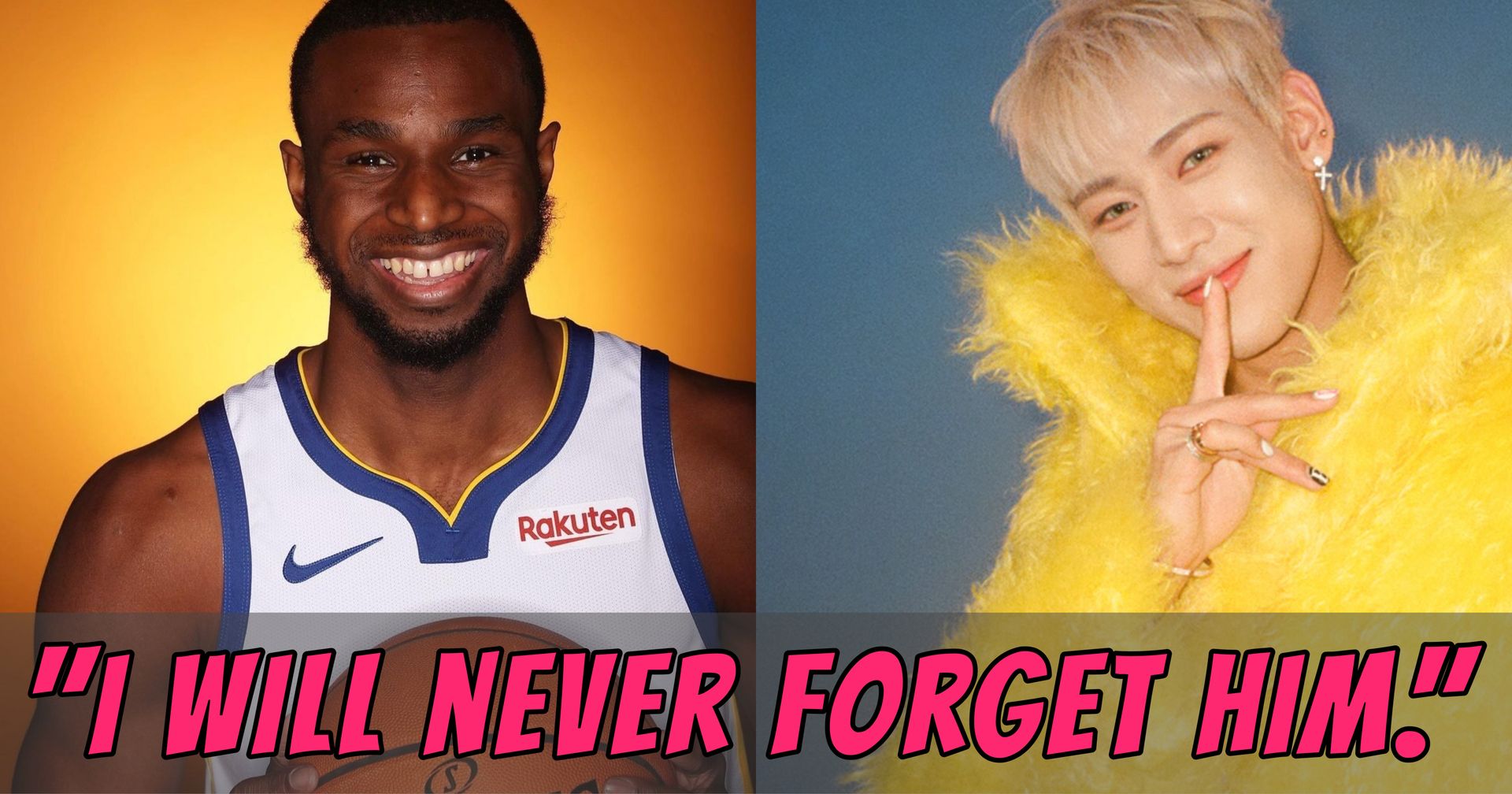 Golden State Warriors' Andrew Wiggins Thanks GOT7's BamBam After ...