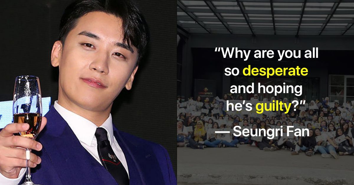 Netizens Debate Over Seungri Fans Showing Support By Gathering At His ...