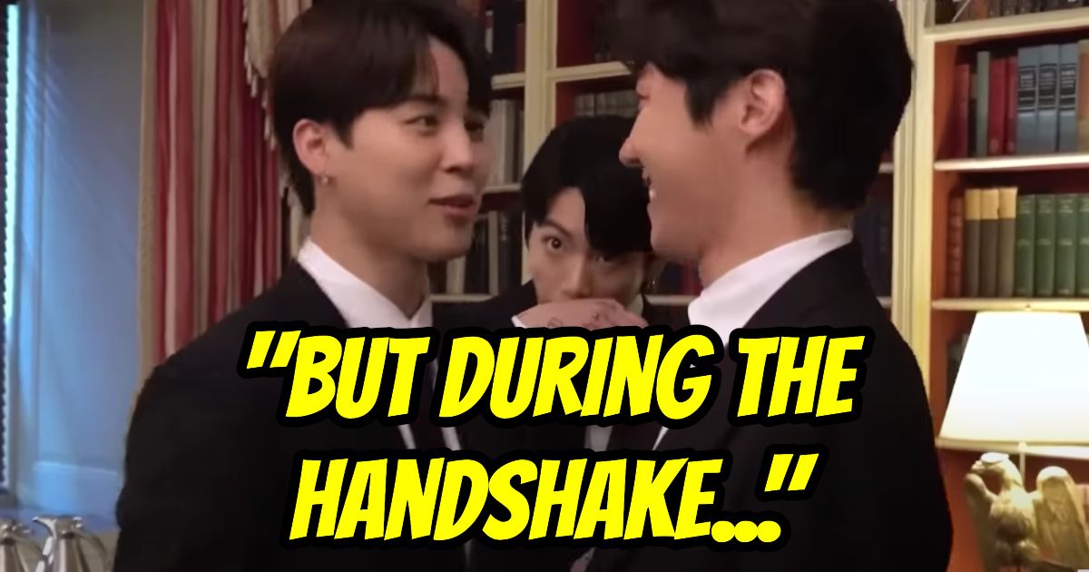 BTS's Jimin Was Surprised By Something Unexpected When He Met President ...