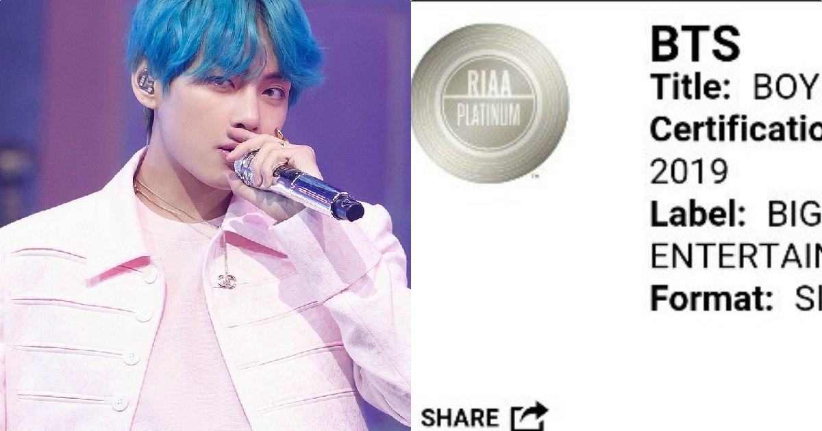 BTS's "Boy With Luv" Certified Platinum By RIAA - Koreaboo