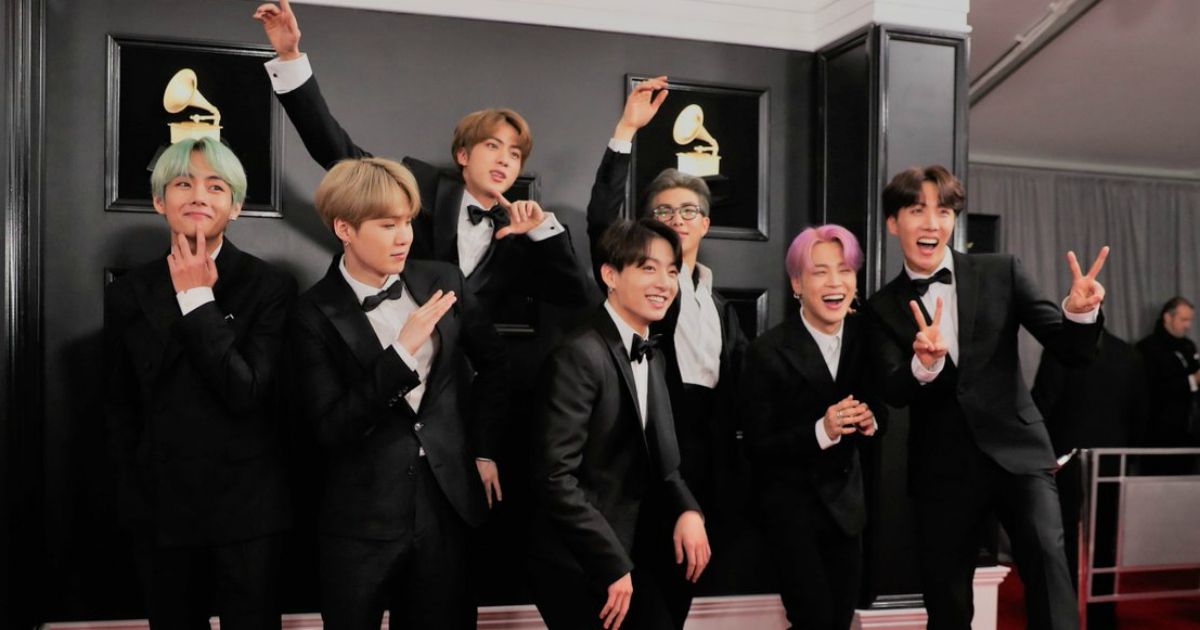 Everyone Wanted To Take Pictures With BTS At The 2019 Grammy Awards Red ...