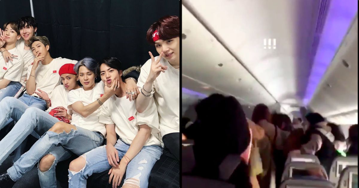 Recent Video Shows BTS's Flight Was Overtaken By Sasaengs - Koreaboo