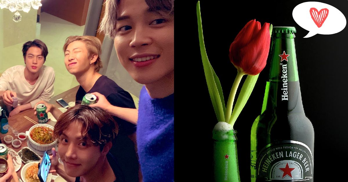 Heineken Is Extremely Happy With BTS's World Tour After Party Picture ...