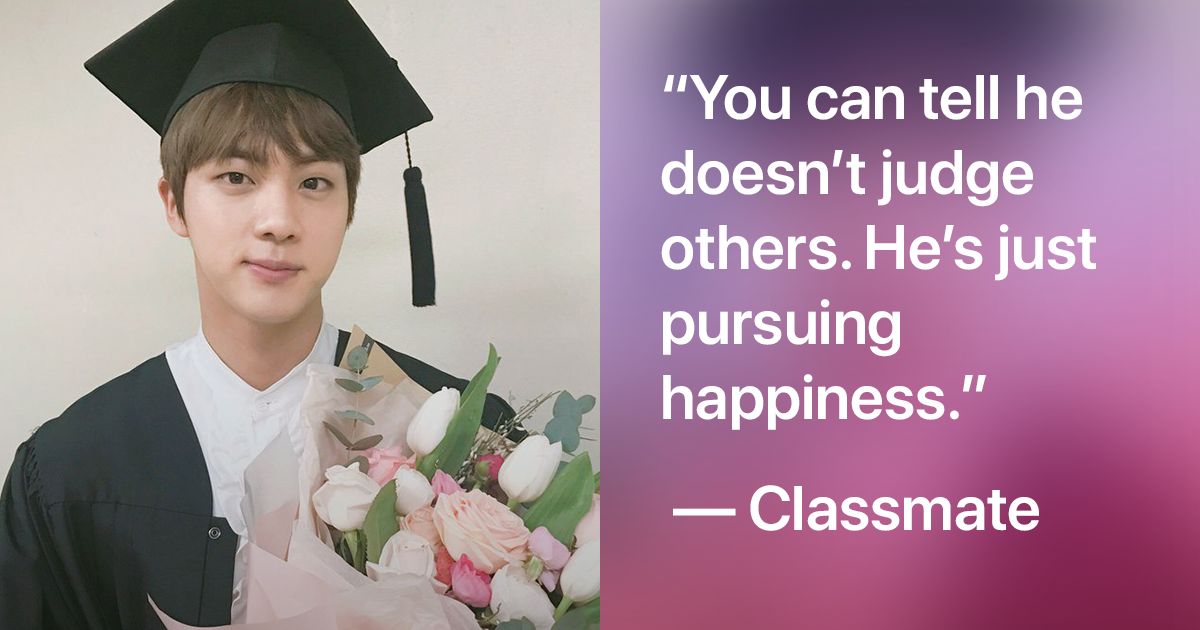 Student Reveals Personal Conversation They Had With BTS Jin...Which Led ...