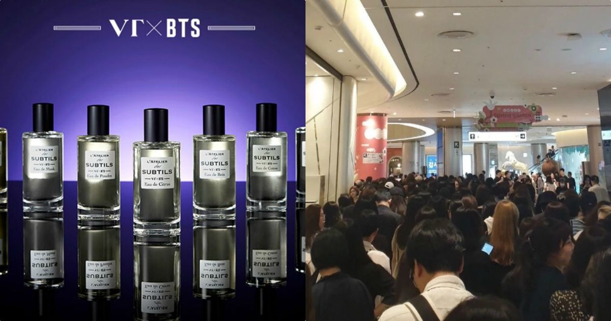 BTS's New Perfume Launch Created An Unending Line of ARMYs In Seoul ...