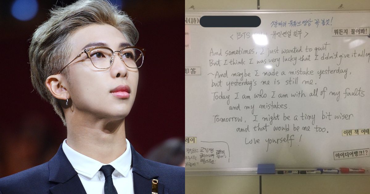 BTS RM's UN Speech Is Being Taught In Class And Tested On Exams - Koreaboo