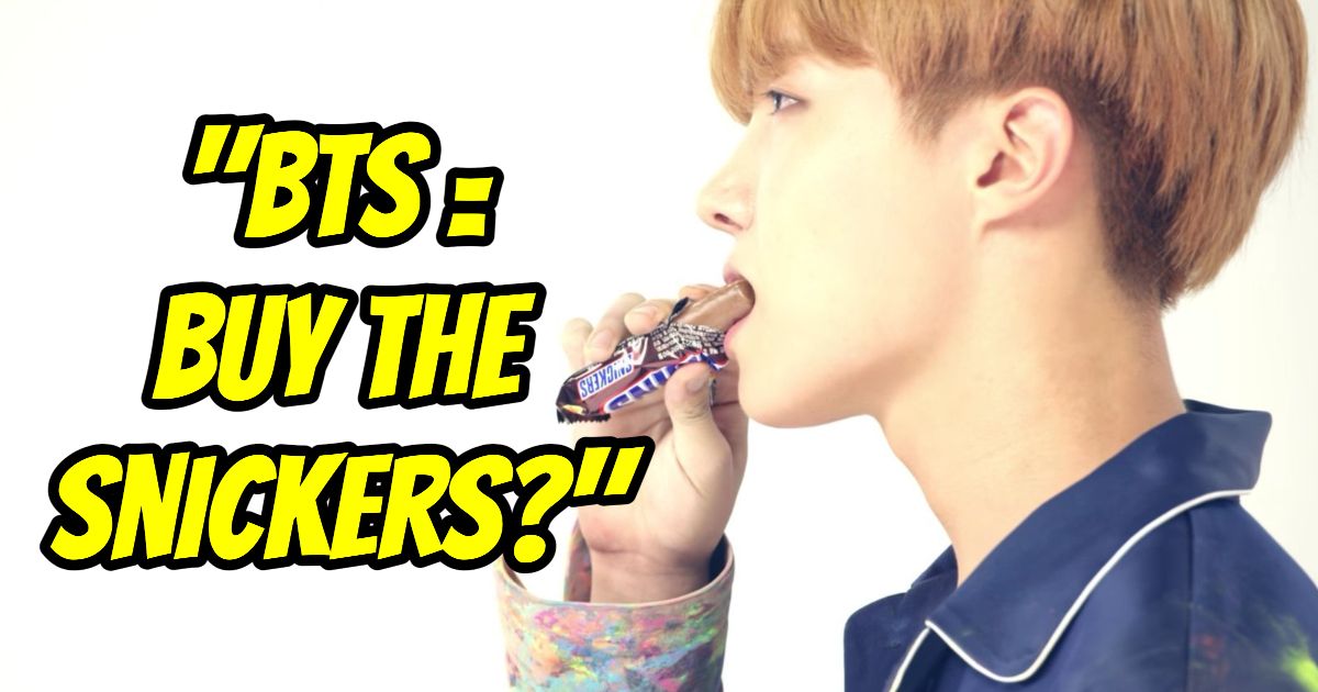 Snickers Has Always Been A BTS Fan – Here's The Proof - Koreaboo