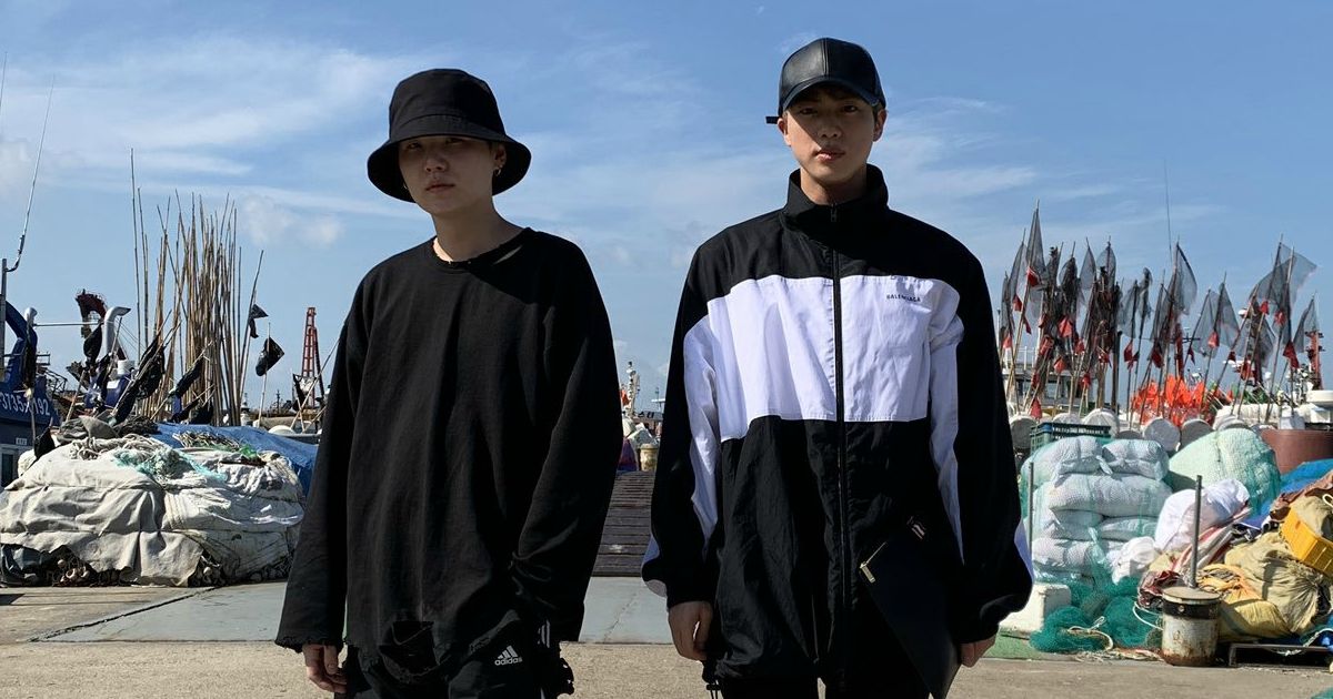 BTS's Suga and Jin Spotted Fishing During Their Vacation - Koreaboo