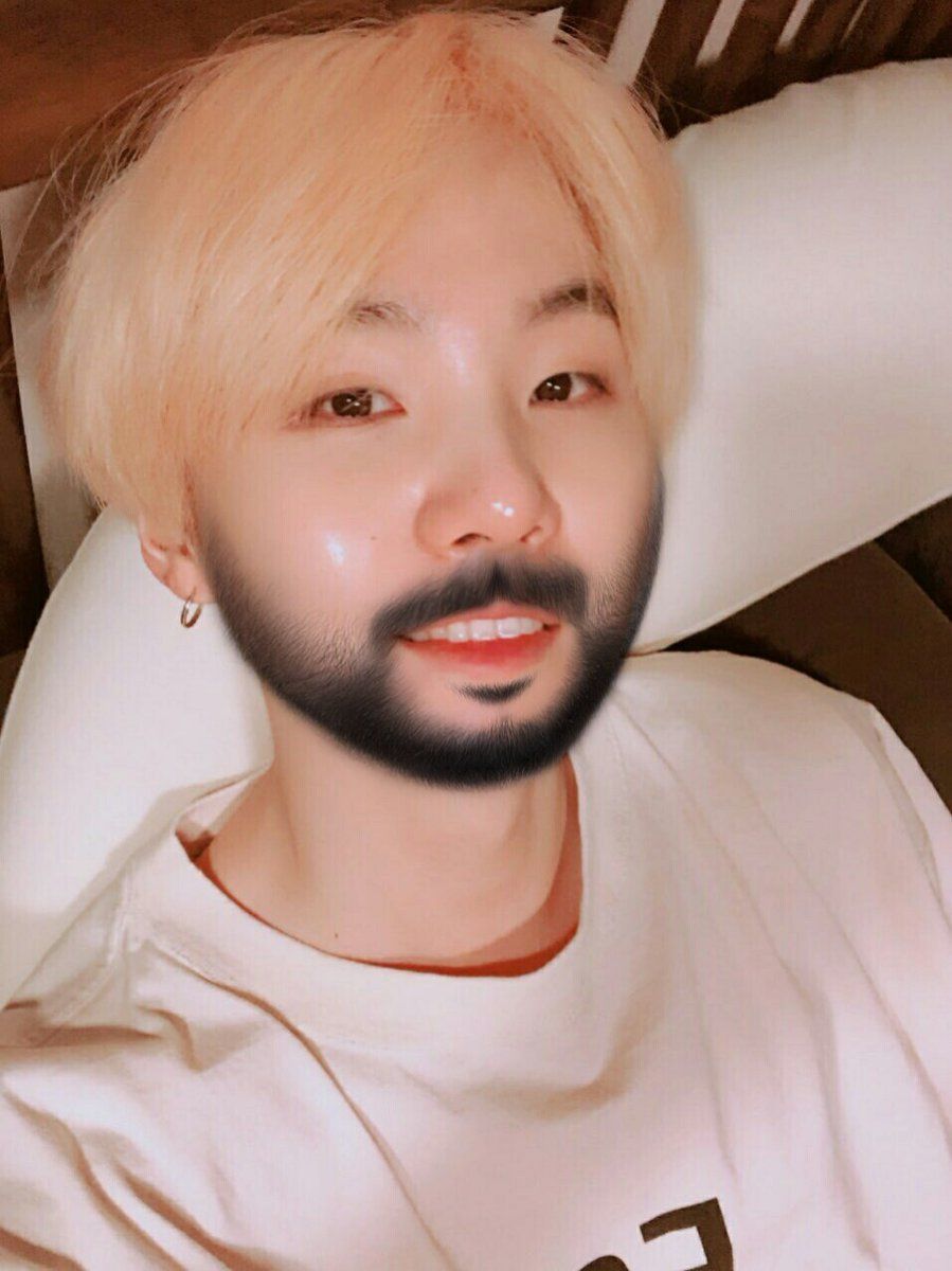 Here's What K-Pop Idols Would Look Like If They Grew Out Their Facial ...