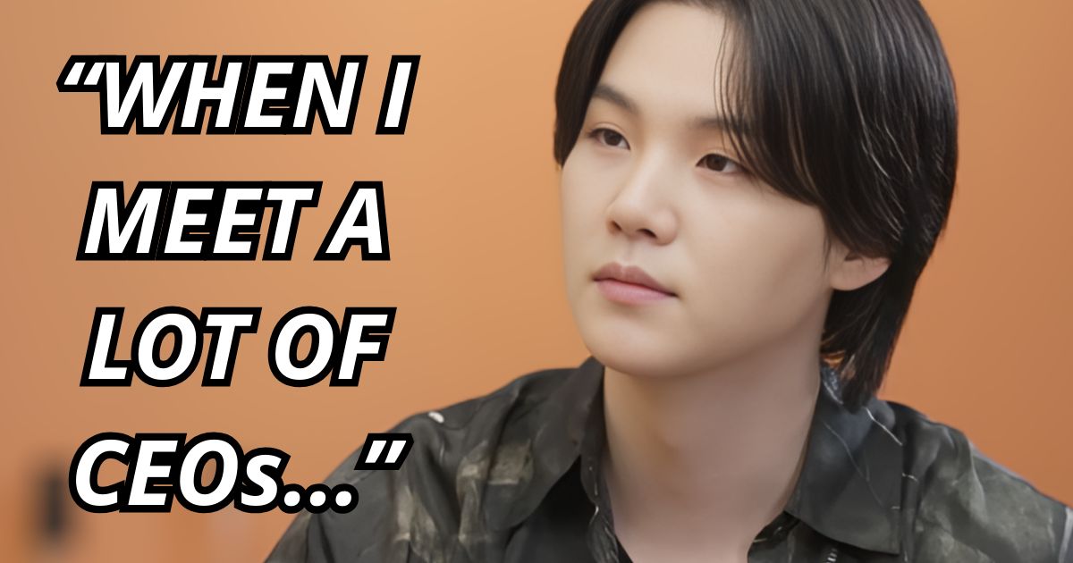 CEOs Want To Know The "Secret Behind BTS," And This Is What Suga Tells ...