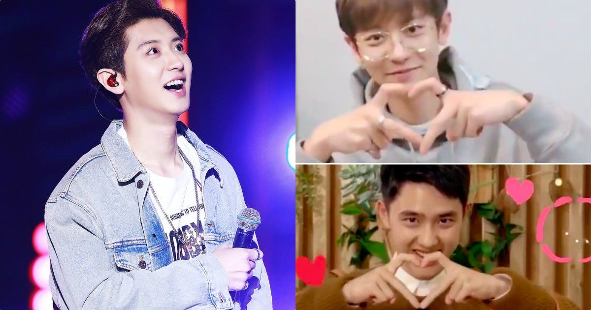 EXO's Chanyeol Was Blown Away By How Well His Finger Hearts Matched ...