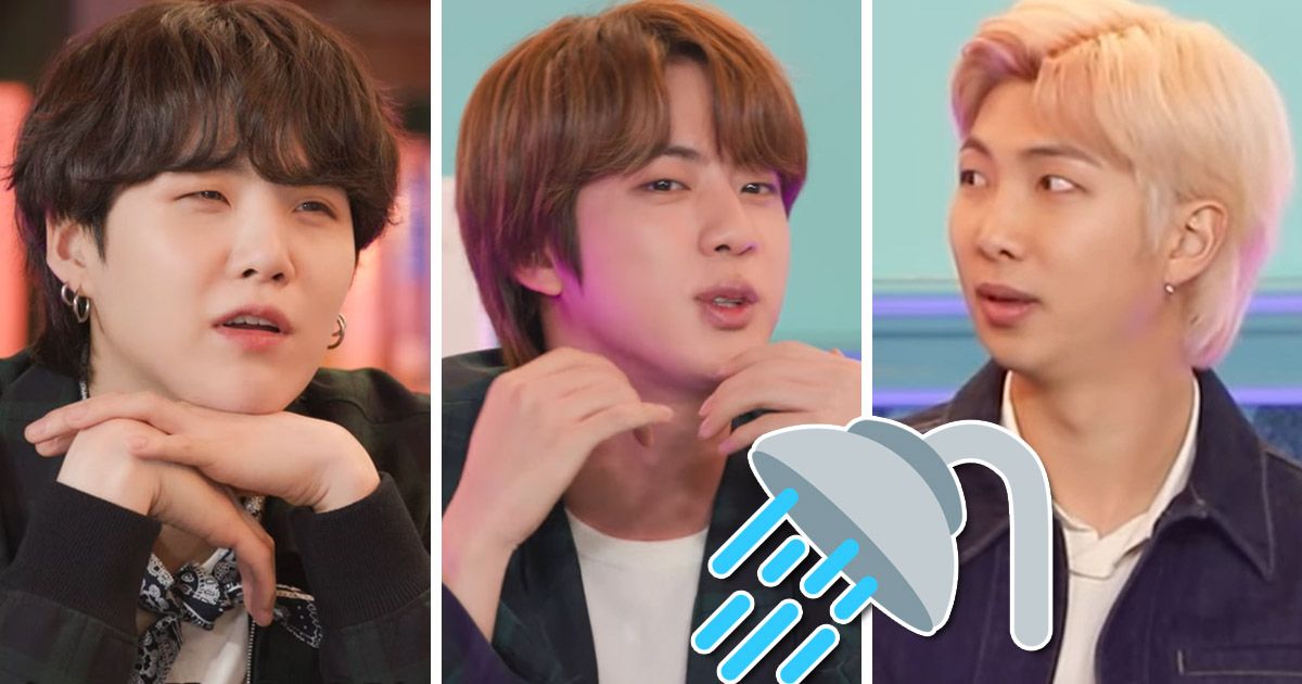 BTS Reacts To Jin's Ridiculous Shower Story - Koreaboo