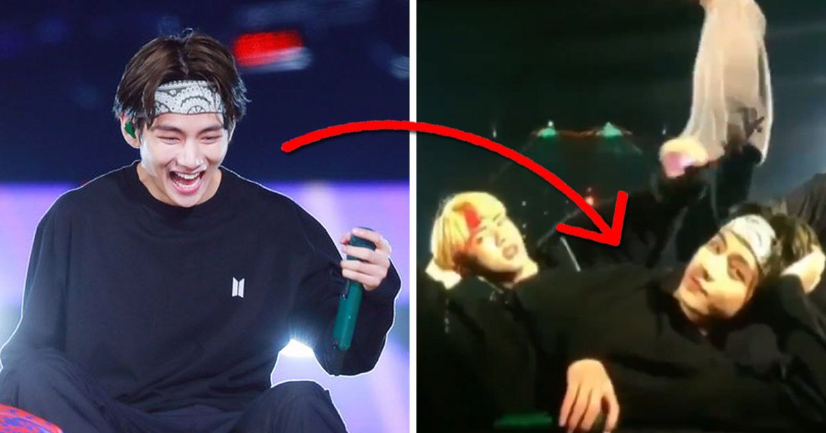 BTS's V Got Up From The Stage In The Most Extra Way Possible