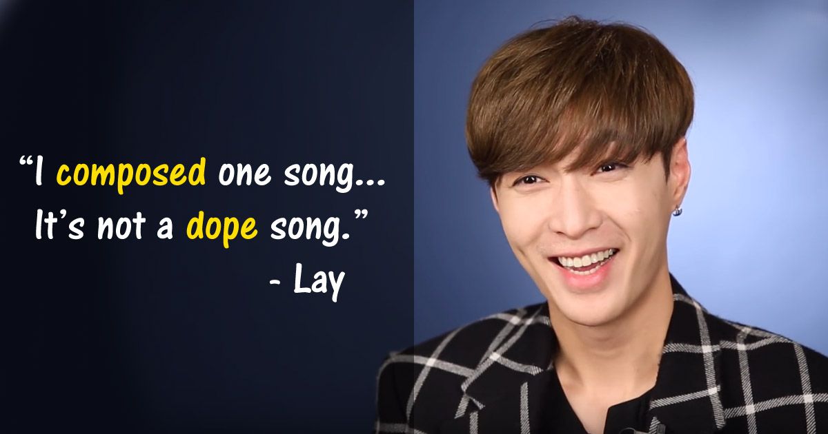 EXO's Lay Reveals His "First Times" In A New English Interview