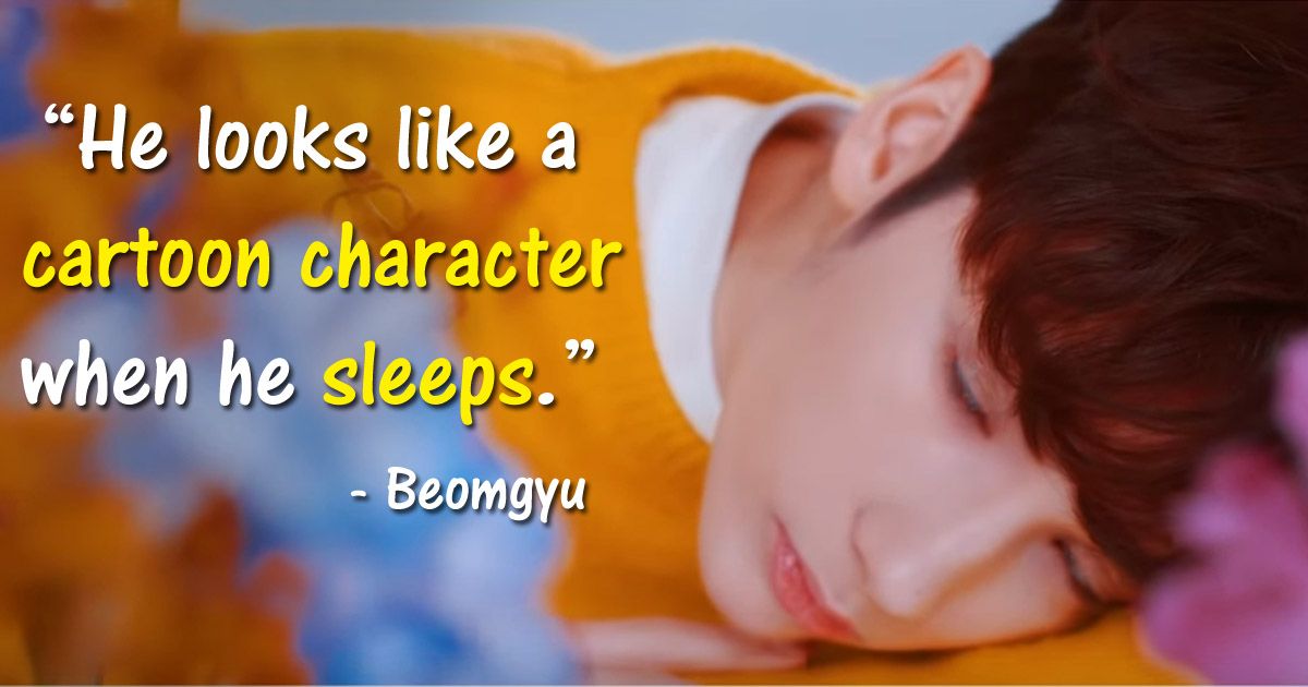TXT Revealed Their Sleeping Habits And Now We're UWUing