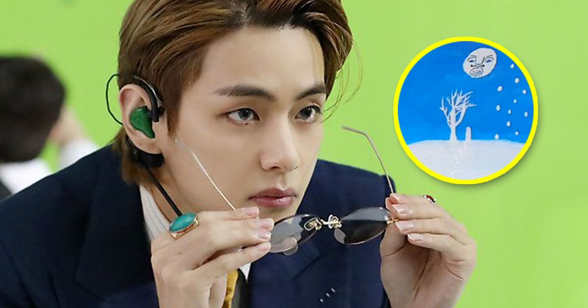 BTS Fans Spot One Of V's "Vante" Paintings On Display