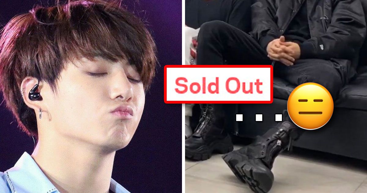 BTS Jungkook's Prada Boots Sold Out Faster Than You Can Say "Step On Me"
