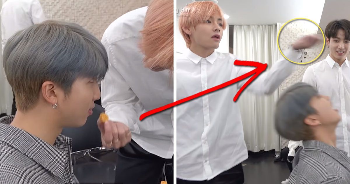 BTS's V Wouldn't Let RM Eat His Snack In Peace