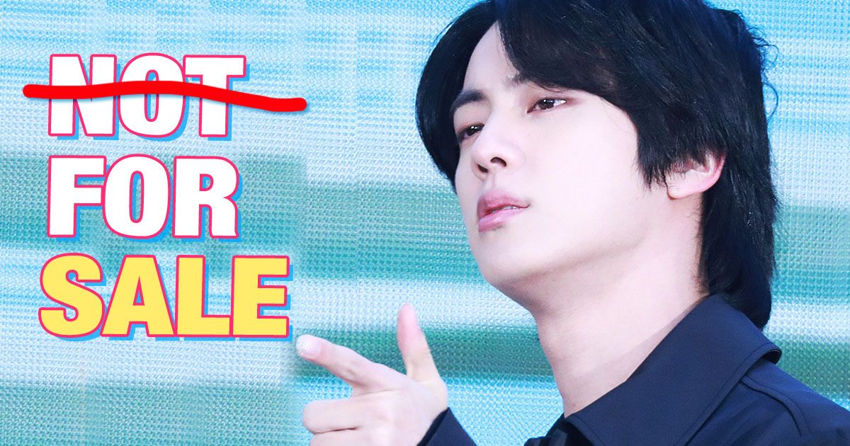 "Not For Sale" Did Not Apply To Jin At BTS's Pop-Up Store - Koreaboo