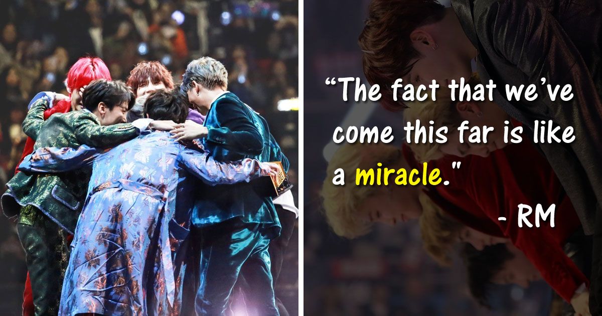 RM Speaks From The Heart About BTS's "Miraculous" Journey To Success
